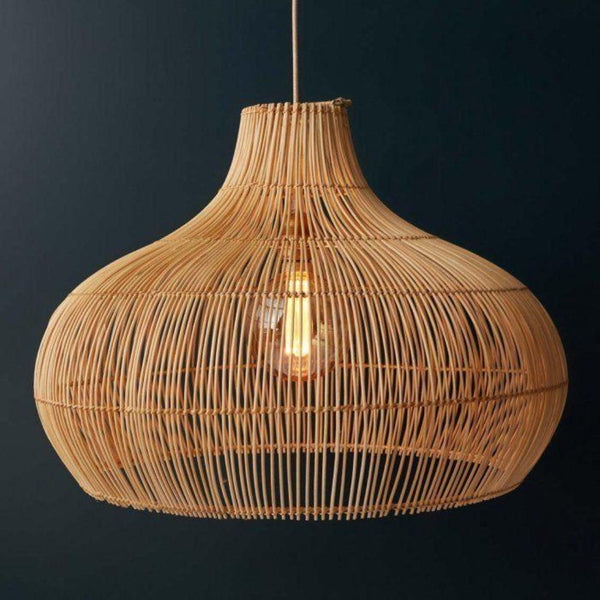 Akela Lamp - Rattan Palm